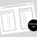 PDF Printable Temperature Blanket Color Card PDF Template - Etsy