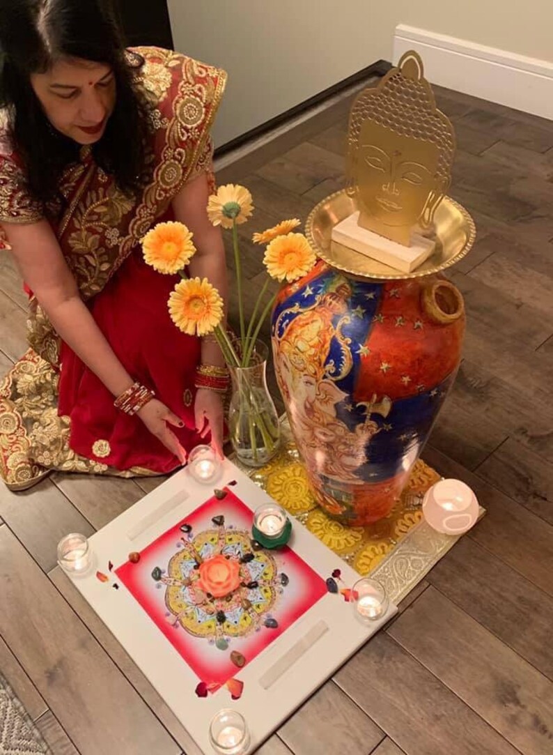 Mandala Art Reiki Healing Home Decor Reiki Decor Mandala - Etsy