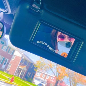 Car Mirror Decal, You Look Good Car Mirror Sticker, Rear View Mirror ...