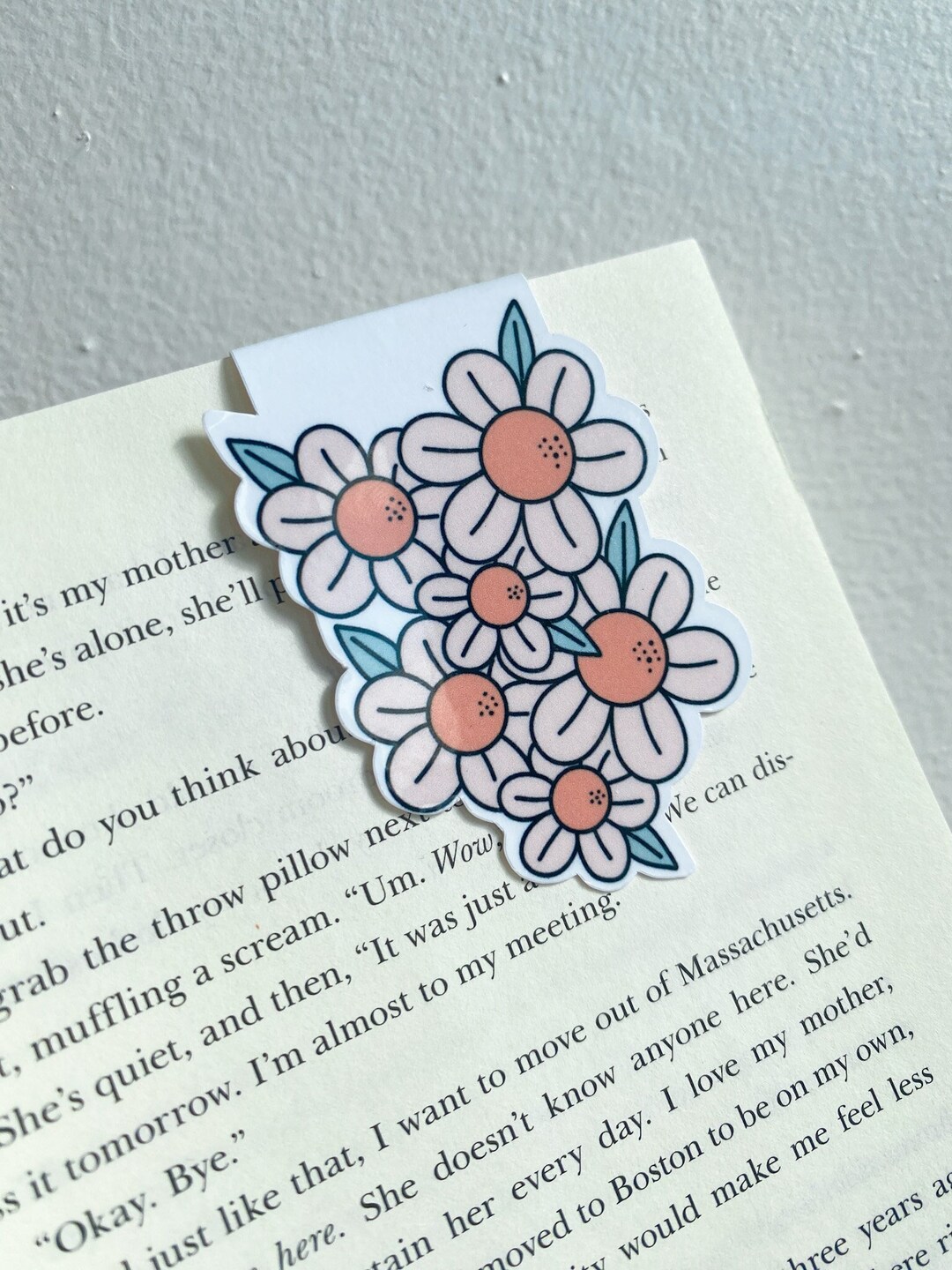 Daisy Magnetic Bookmark, Cute Magnetic Bookmarks, Aesthetic Bookmark ...
