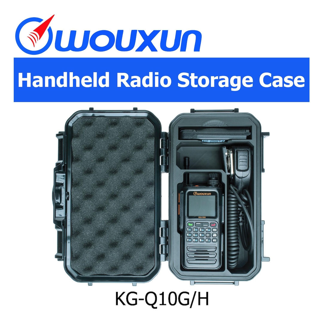 Wouxun KG-Q10G KG-Q10H Portable Handheld Radio Custom Storage / Carrying Case - GMRS Amateur ...