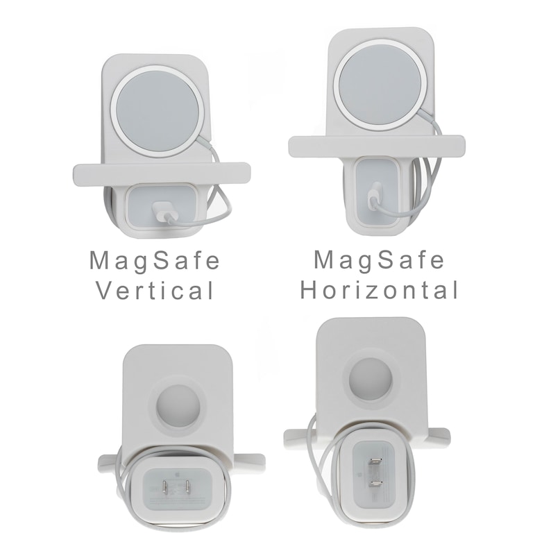 Apple Magsafe AC Wall Outlet Shelf Charger Holder for USB-C 20W Power ...