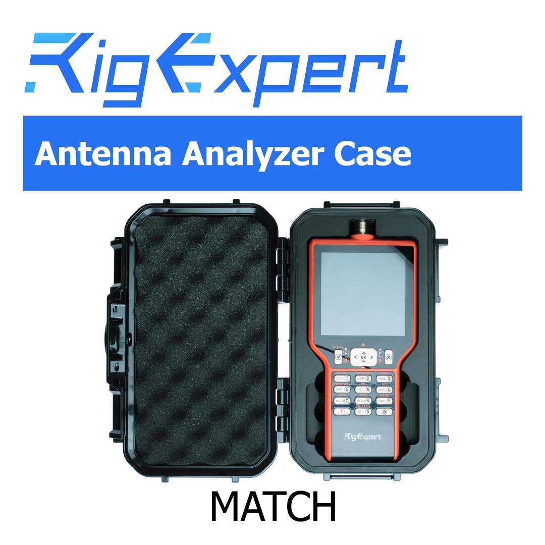 Rigexpert MATCH Antenna Analyzer Storage Form Fitted Waterproof ...