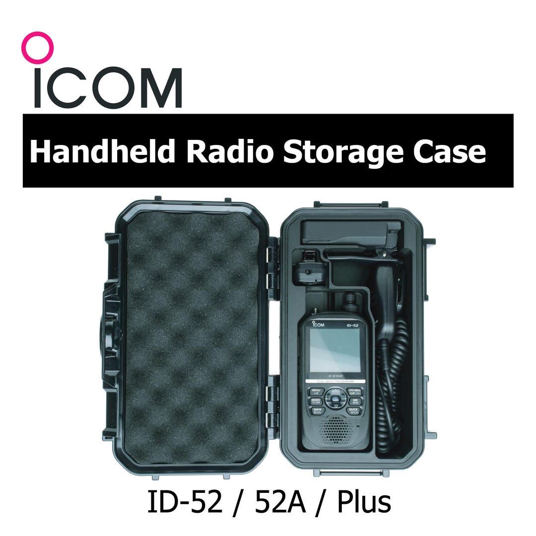 Icom ID-52 / ID-52A Plus Portable Handheld Radio Custom Storage / Carrying Case - Etsy
