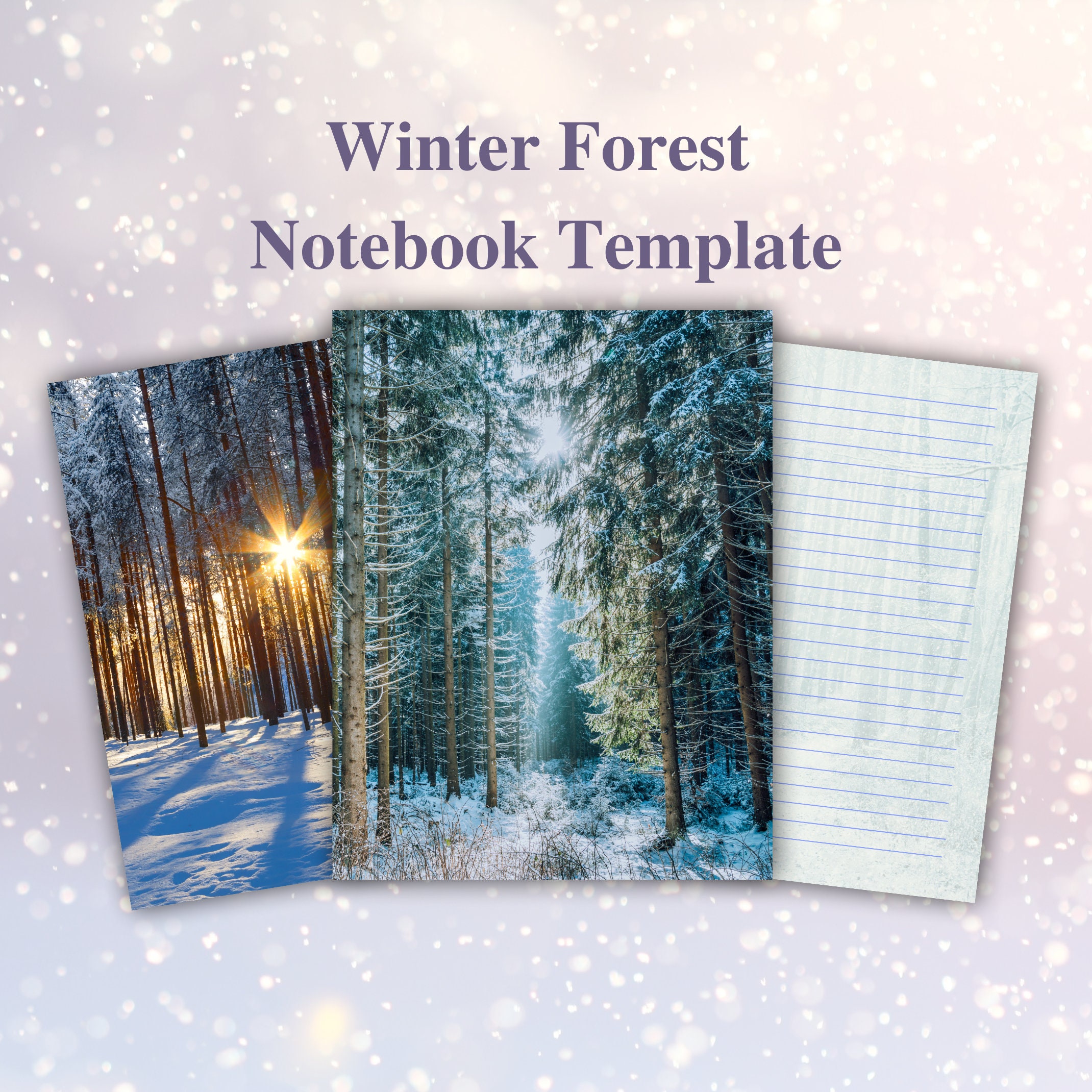 Winter Forest Templates