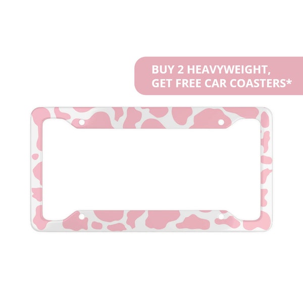 Pink Cow Car Frame - Etsy