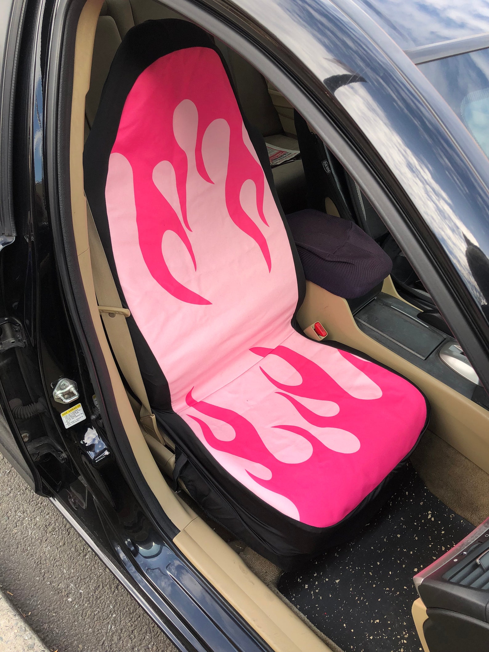 Flame Covers Set of 2 more Colors Vaporwave Aesthetic Car - Etsy