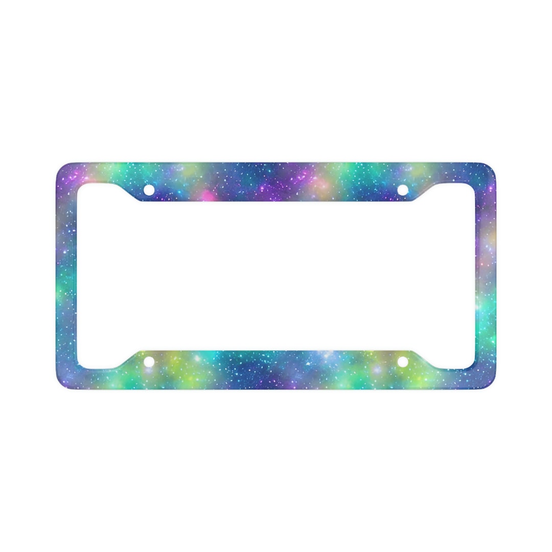 Starry Space Galaxy License Plate Frame - Etsy