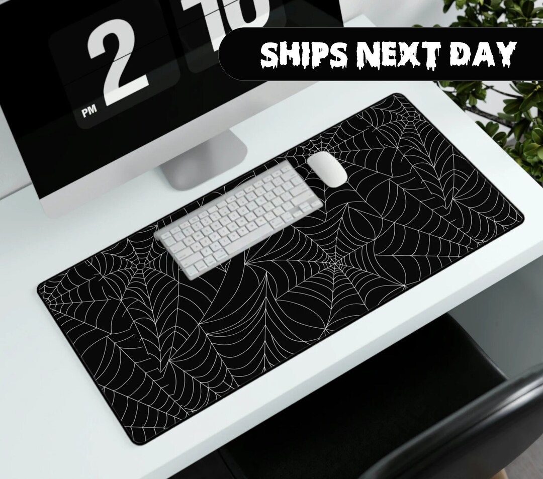 Extra Large Gothic Halloween Aesthetic Desk Setup Cute Desk Mat Home ...