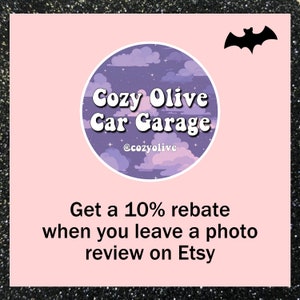 Kawaii Goth Emo Bats Front Back Set Back Seat Covers Aesthetic Car ...