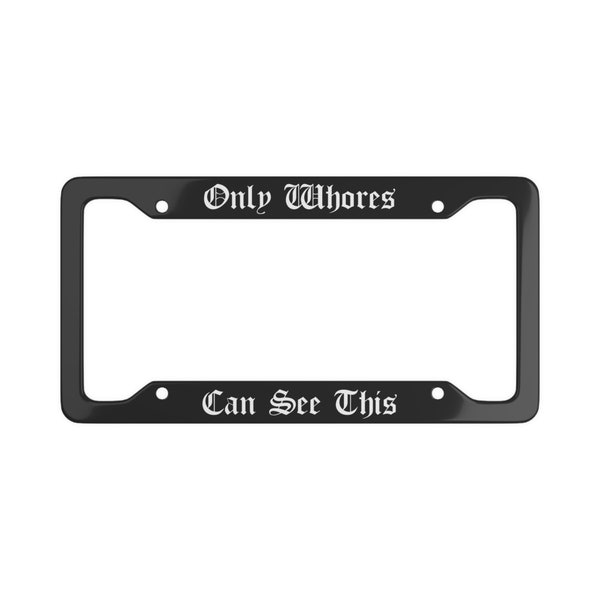 Funny License Plate Frames - Etsy