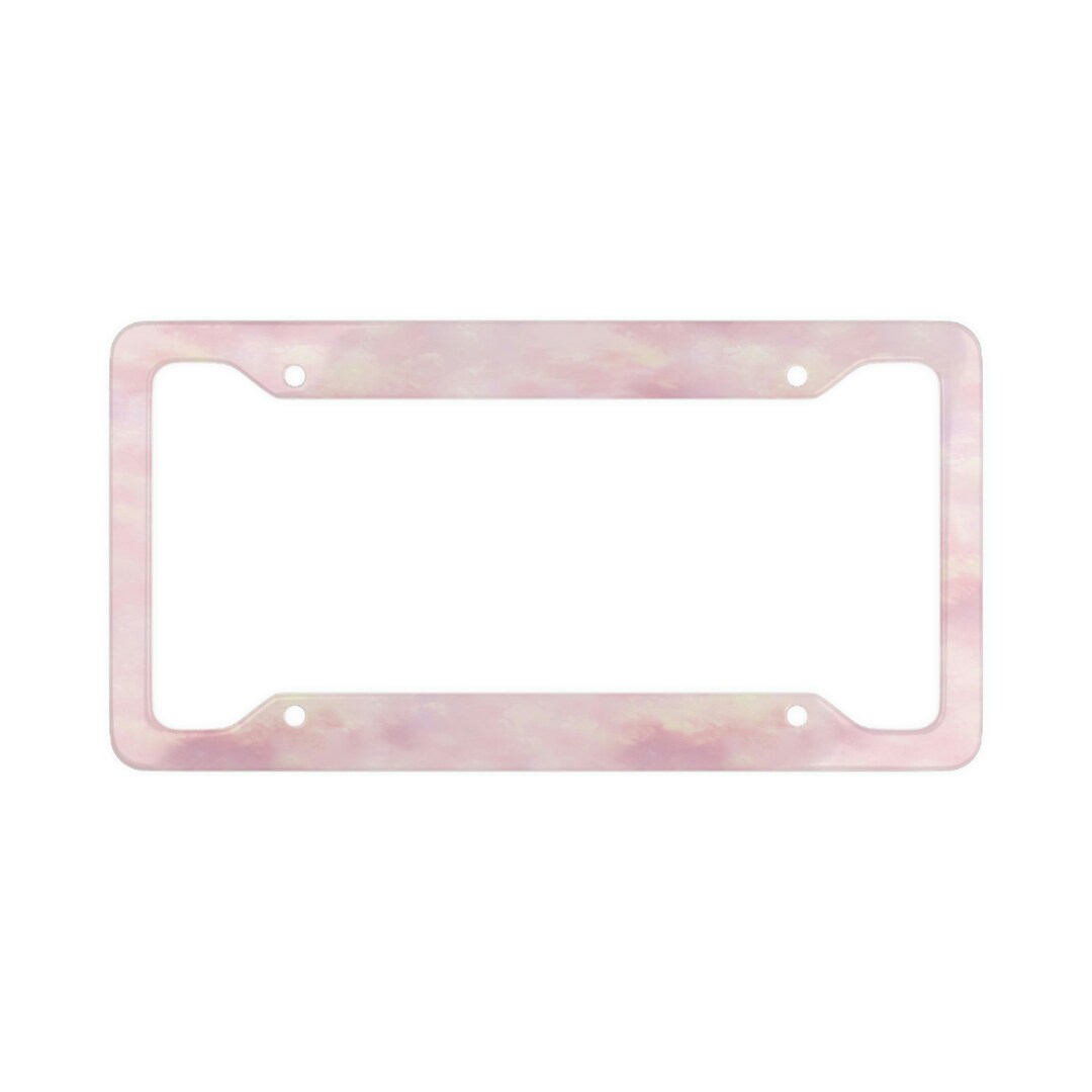 Abstract Pastel Clouds Sky Cosmic License Plate Frame Pastel - Etsy