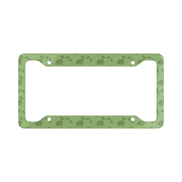Cute Dinosaur License Plate - Etsy