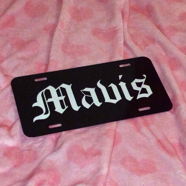 Customized Vanity License Plate - Etsy