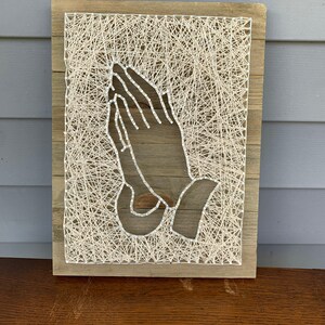 Praying Hands String Art - Etsy