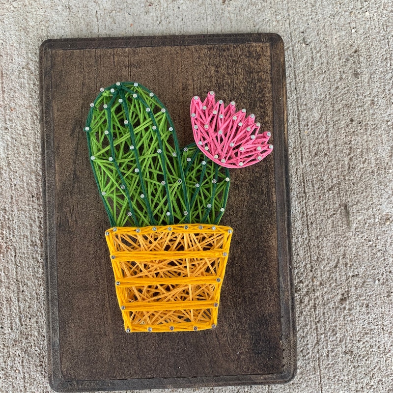 Cactus String Art - Etsy