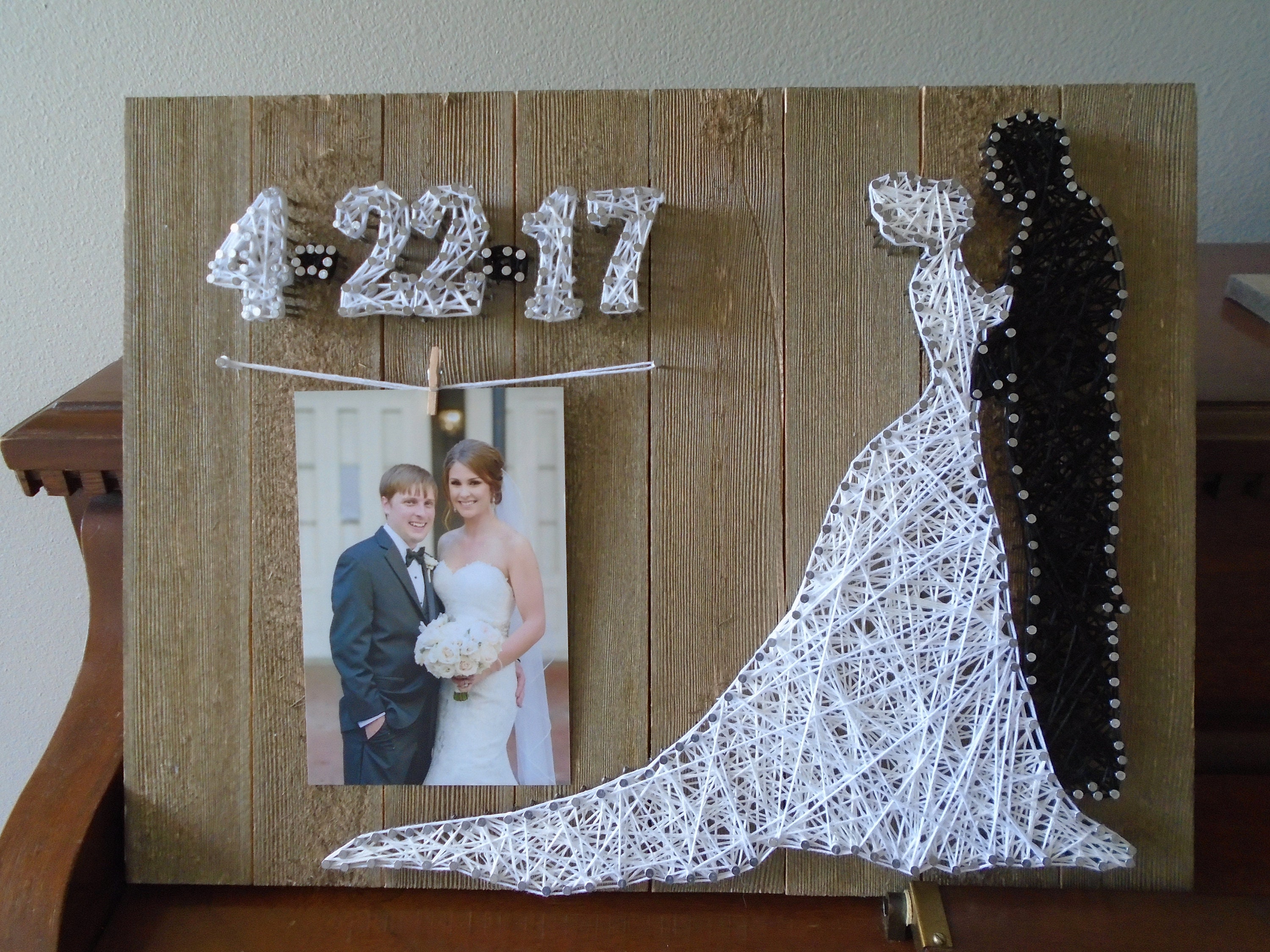 Wedding Gift String Art 12X16 - Etsy