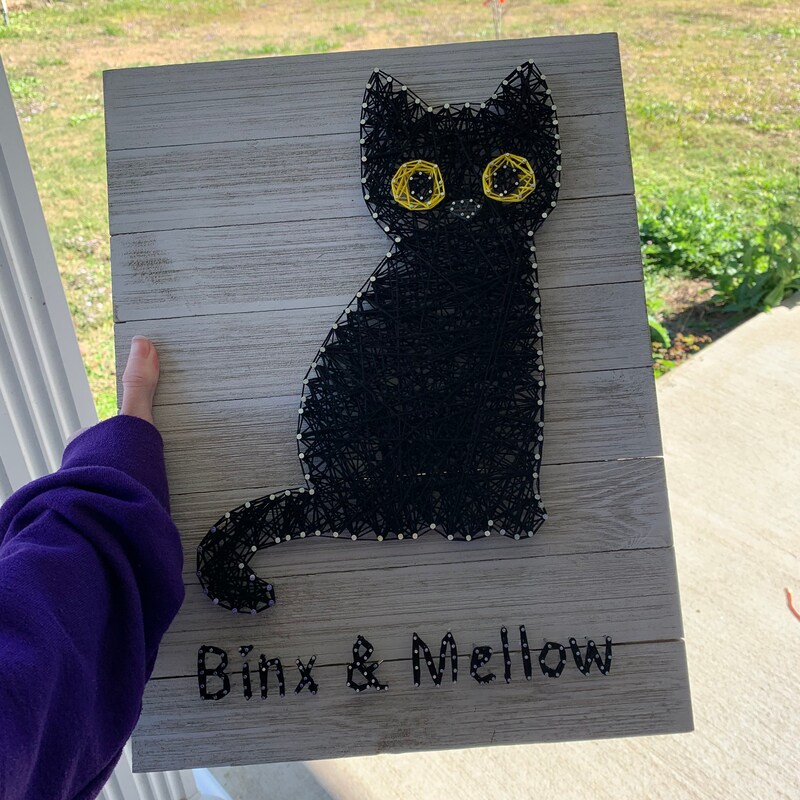Cat String Art - Etsy