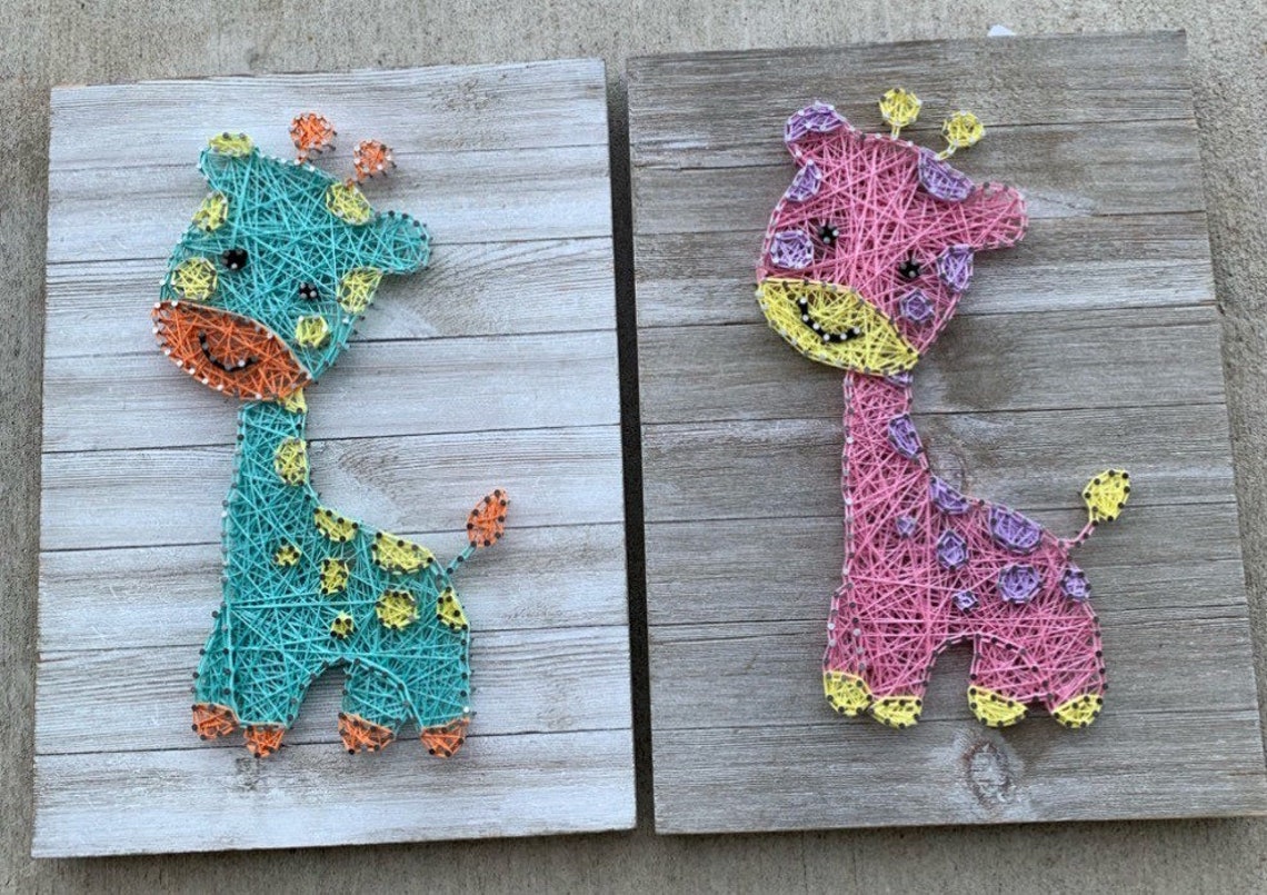 Giraffe String Art - Etsy