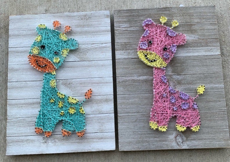 Giraffe String Art - Etsy