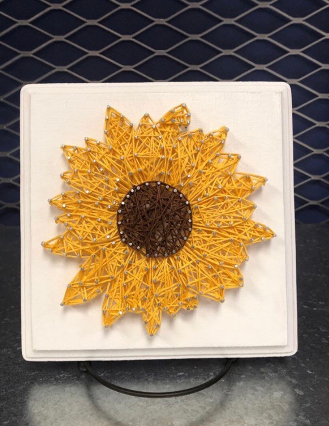 Sunflower String Art - Etsy