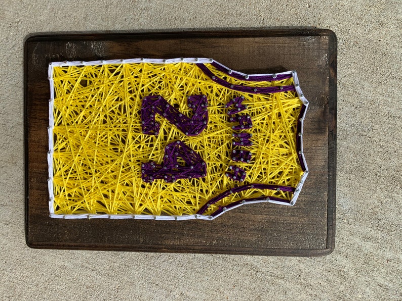 Kobe Bryant Jersey String Art - Etsy