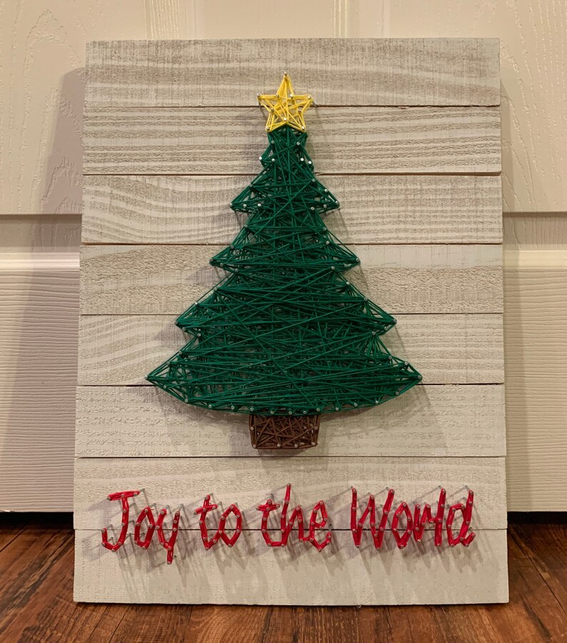 Joy to the World Christmas String Art - Etsy