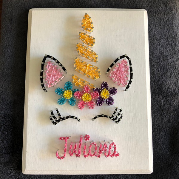 Name String Art - Etsy