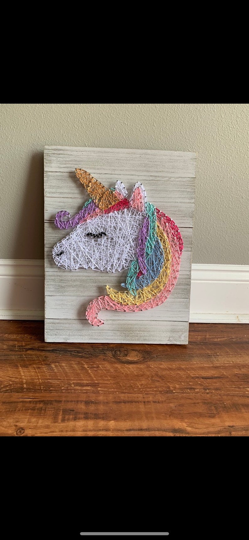 Unicorn String Art - Etsy