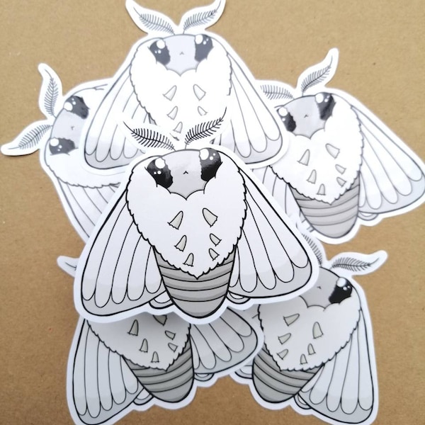 Poodle Moth Stickers - Etsy