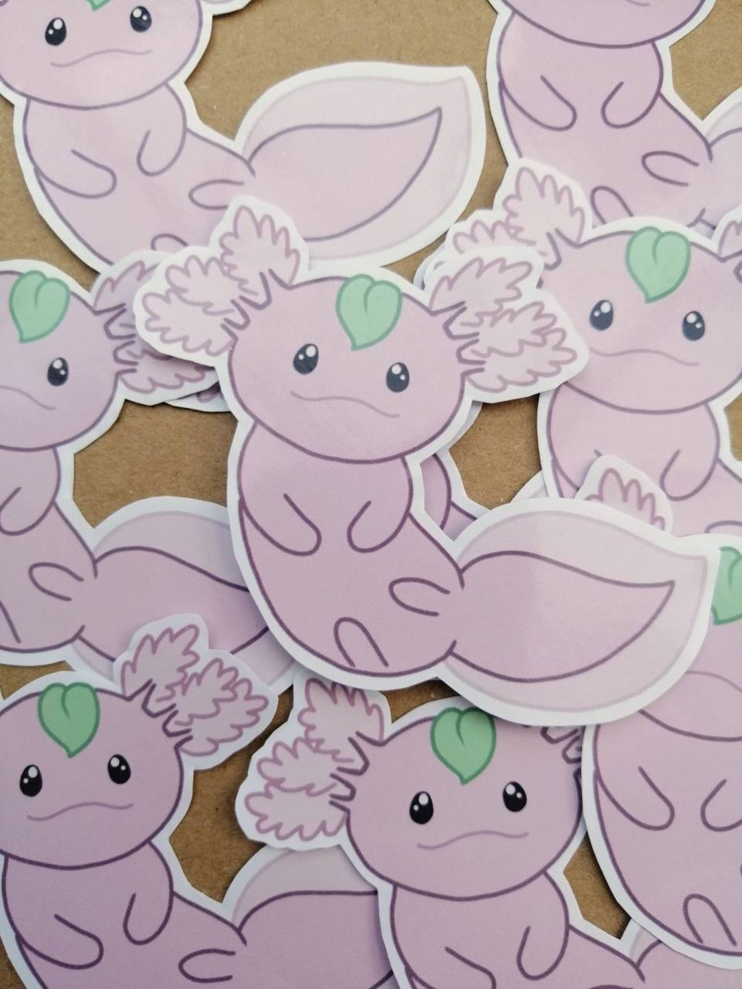 Cute Axolotl Stickers, Axolotl Gifts for Her, Axolotl Laptop Stickers ...