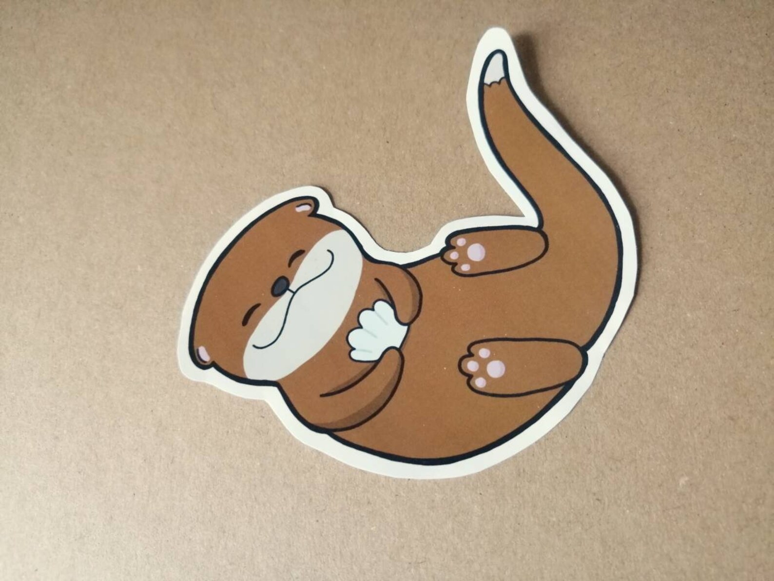 Cute Otter Glossy Stickers Otter Laptop Stickers for Her - Etsy