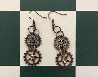 Gear Earrings Cog Earrings Cog Jewelry Gear Jewelry - Etsy