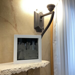 Etched Glass Memorial Shadow Box, Custom Sympathy Gift, Personalized ...