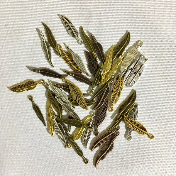 Metal Feathers - Etsy