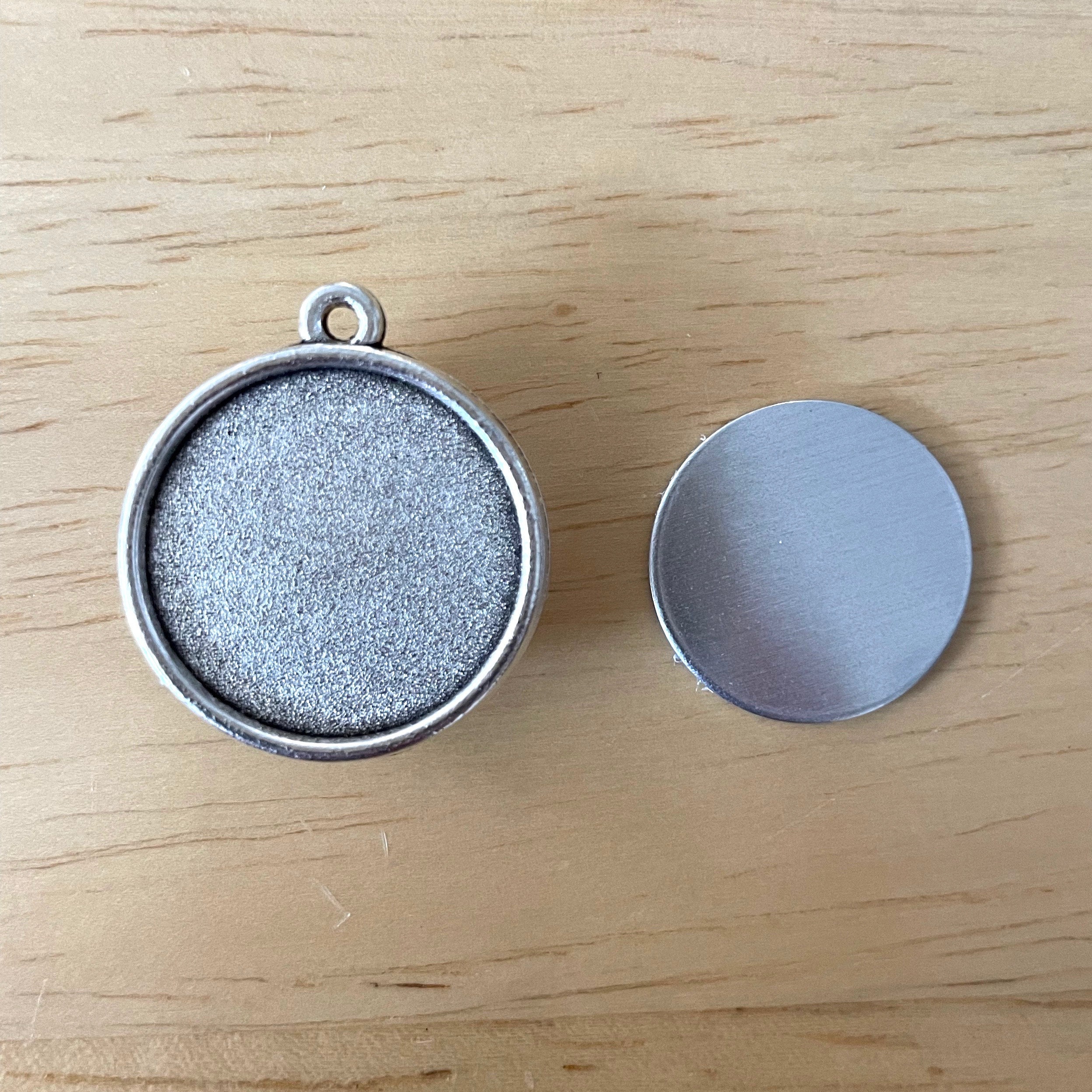 Personalized Memorial Photo Pin, Photo Charm With Stamped Back, Groom ...