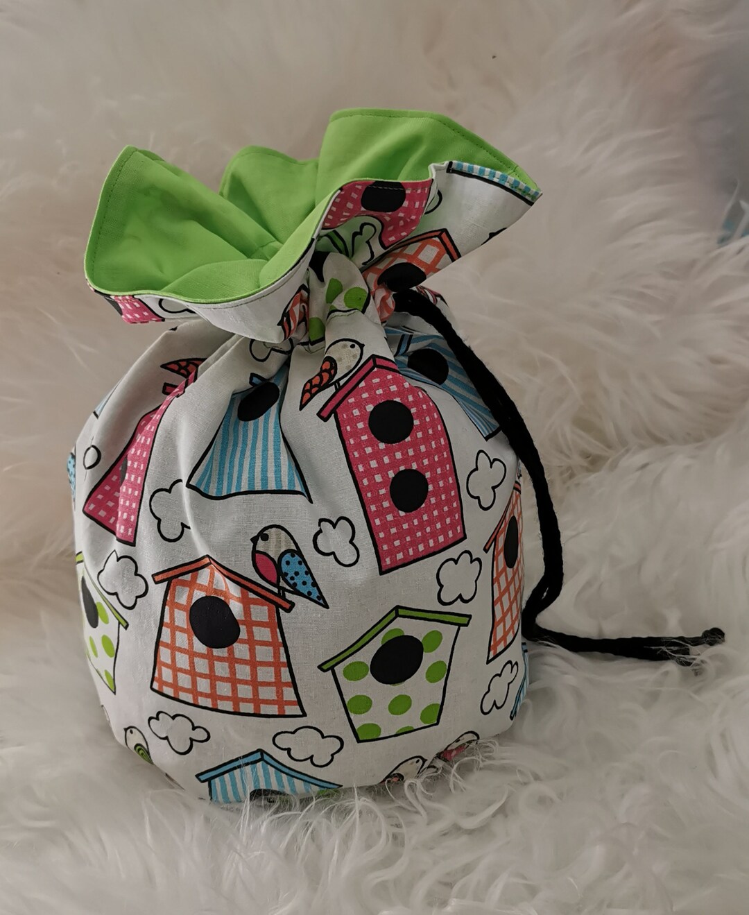 Story Bag "bird House" Project Bag - Etsy