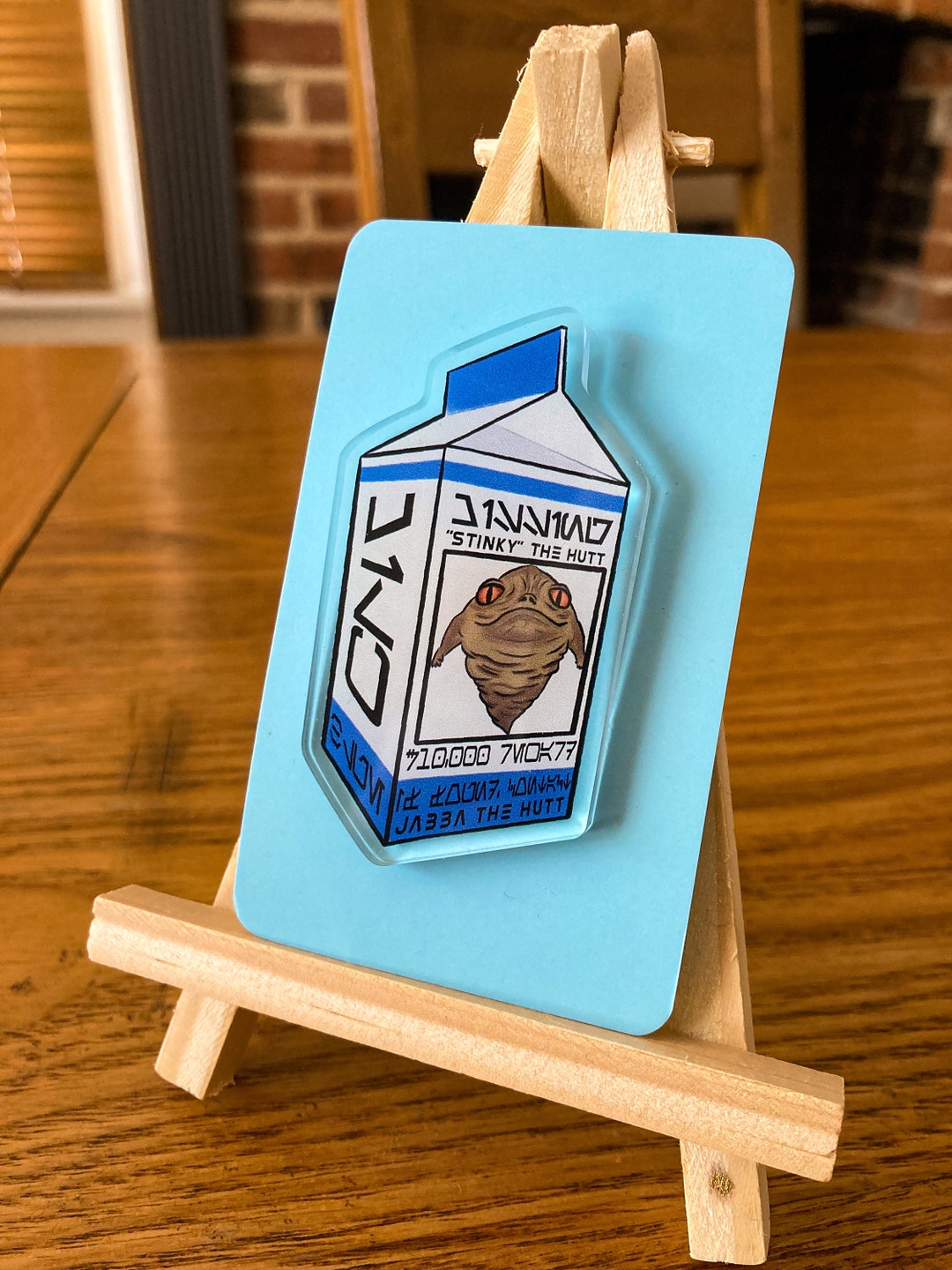 MISSING: Stinky the Hutt, Acrylic Pin - Etsy