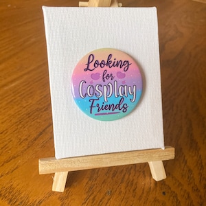 Cosplayer Convention Metal Pin Back Badges/buttons Set of 9 - Etsy