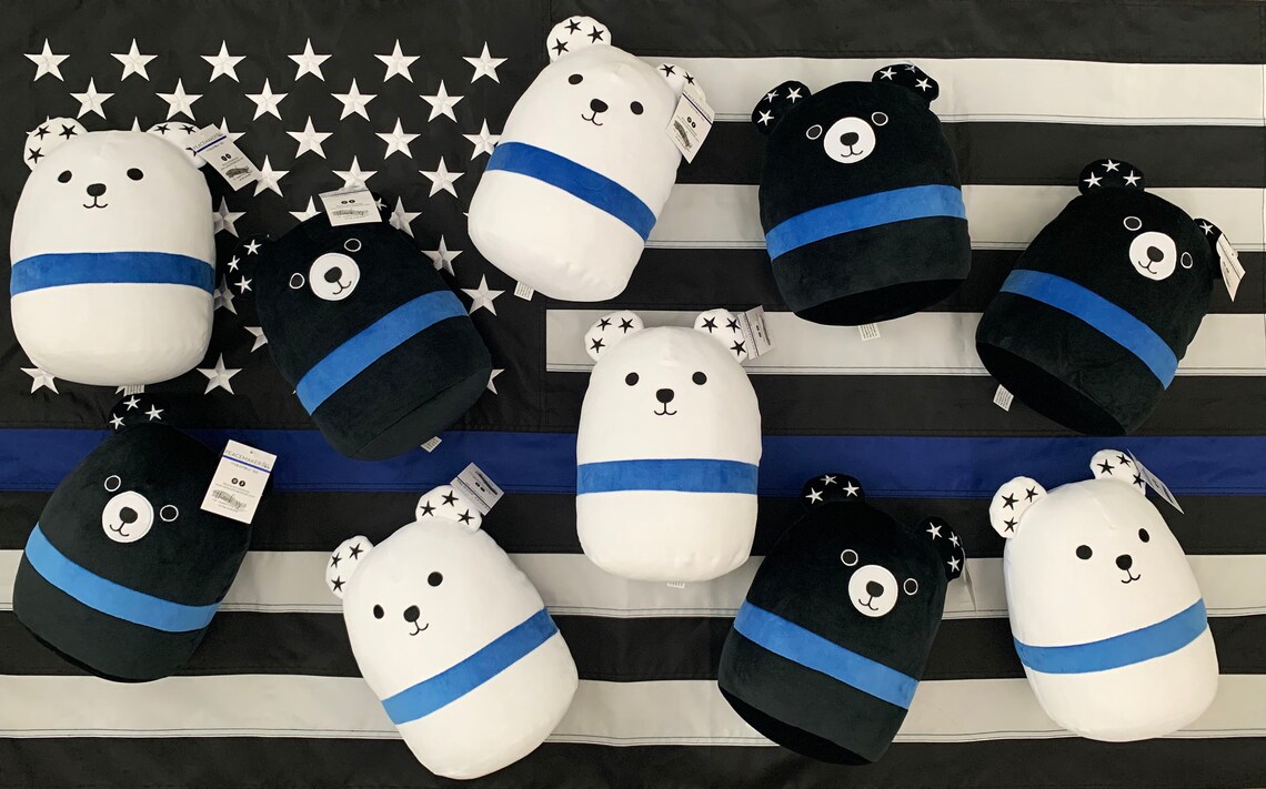 Peacemaker Pals White Thin Blue Line Bear 10 Law - Etsy