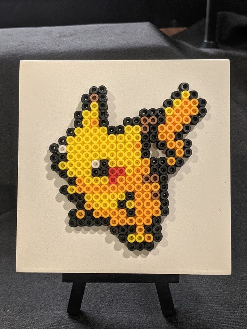 Perler Pikachu - Etsy