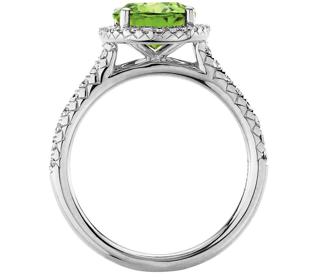 Natural Peridot Ring Silver Peridot Ring Oval Peridot Ring - Etsy