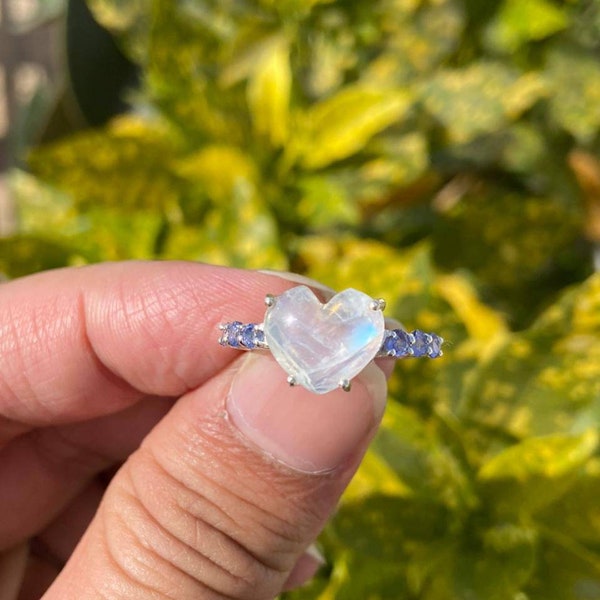 Moonstone Ring - Etsy