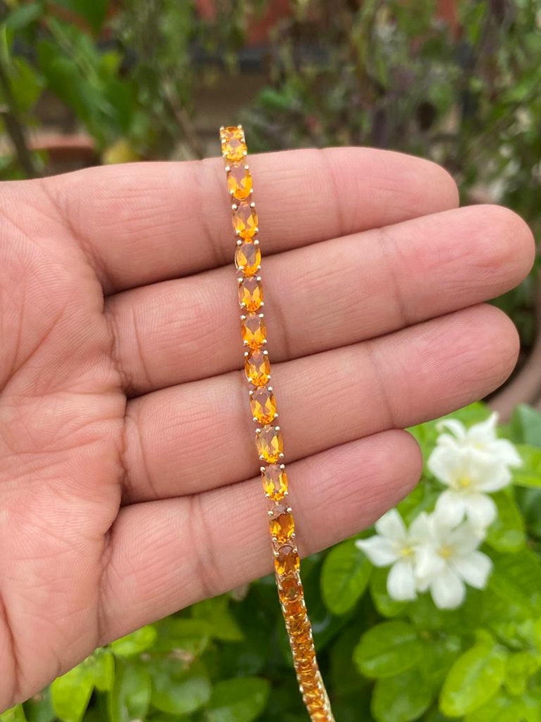 14k gold citrine bracelet store