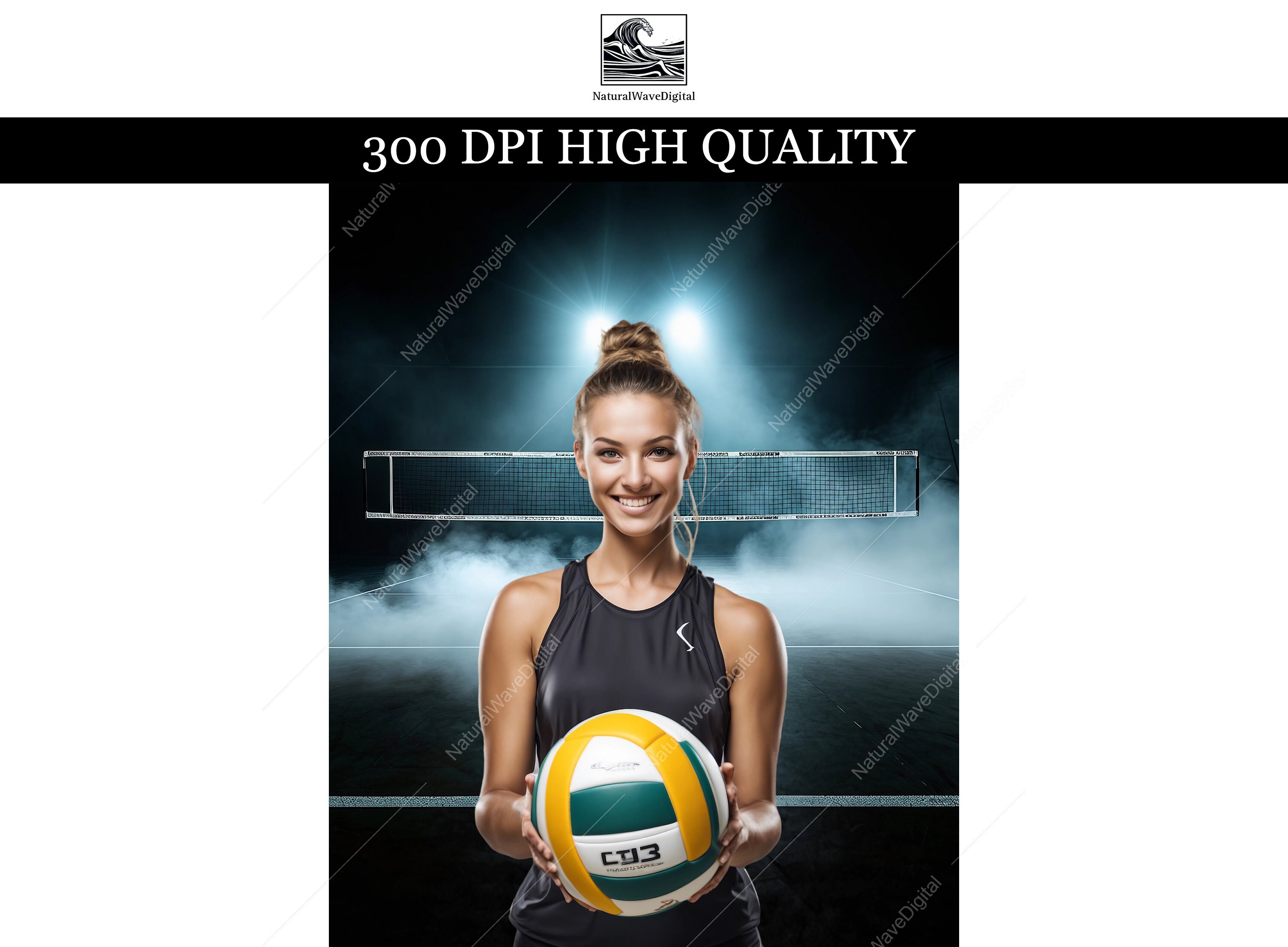 42 Smoky Volleyball Court Backdrops, Volleyball Digital Backdrops ...