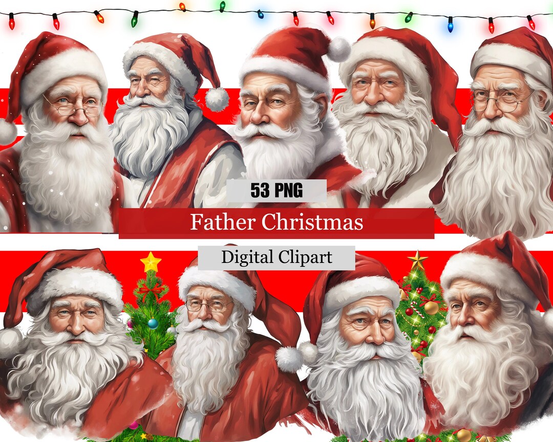 53 Father Christmas Clipart, PNG Santa Clipart, Santa Claus Clipart ...