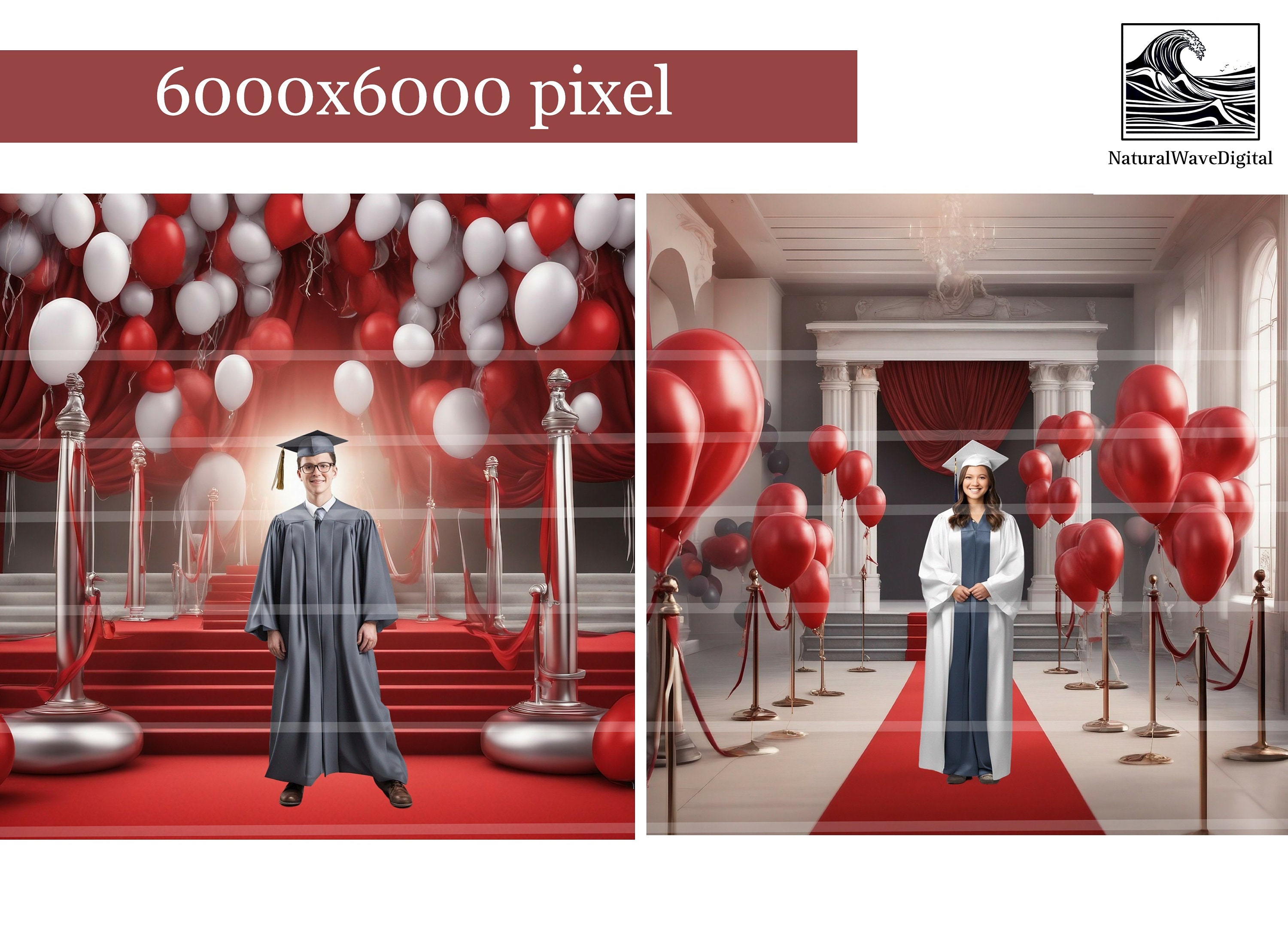 29 Red Carpet and Balloon Graduation Backdrop , Balloons Backdop ...