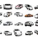 40 Super Sports Car Clipart, Car Clipart PNG, Car Digital Clipart ...