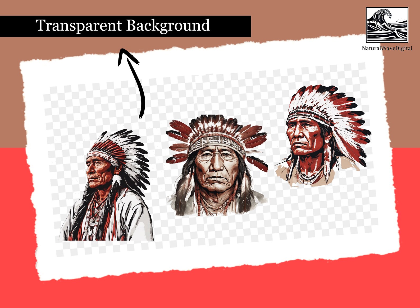 51 Native American Man Clipart, Western Native Indigenous Clipart ...
