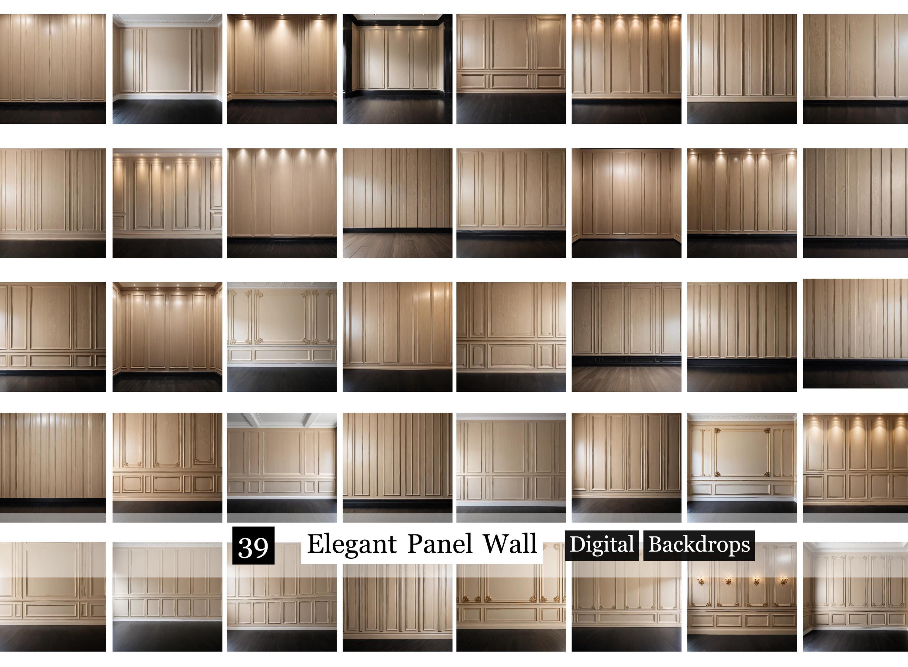 39 Elegant Panel Wall Backdrops,beige Wall Digital Backdrops, Studio ...